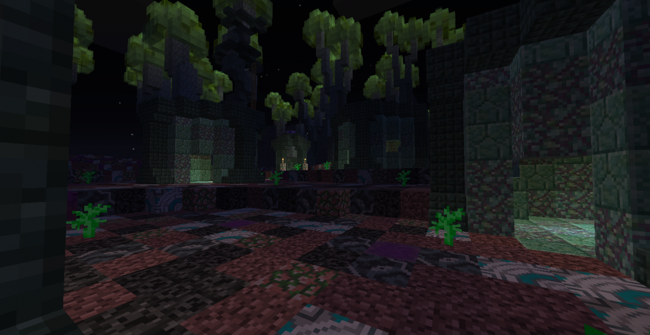 Hishzonoth, an Alien World Minecraft Map