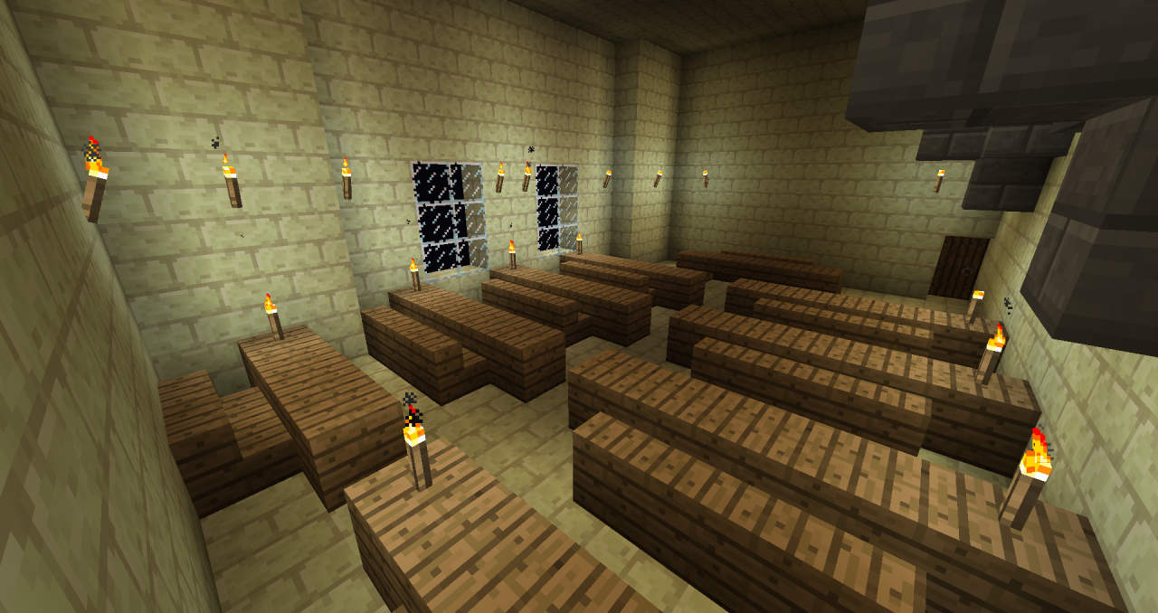 Hogwarts - Great Hall + moving stairs Minecraft Map