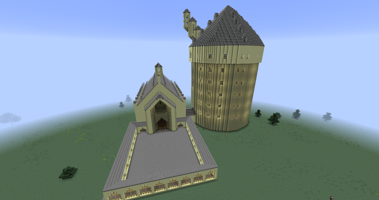 Hogwarts - Great Hall + moving stairs Minecraft Map