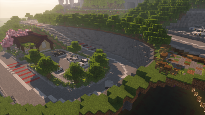 Japanese Mountain Road Project [Stage 1] Minecraft Map