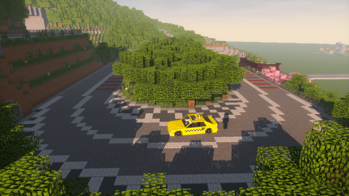 Japanese Mountain Road Project [Stage 1] Minecraft Map