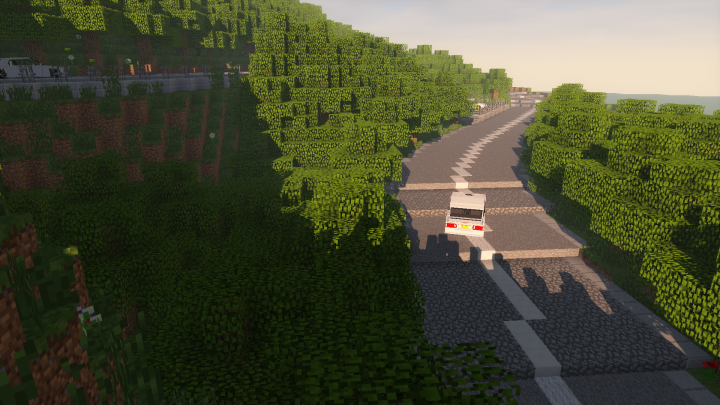 Japanese Mountain Road Project [Stage 1] Minecraft Map