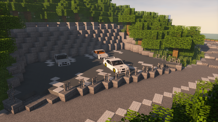 Japanese Mountain Road Project [Stage 1] Minecraft Map