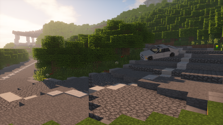 Japanese Mountain Road Project [Stage 1] Minecraft Map