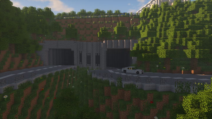 Japanese Mountain Road Project [Stage 1] Minecraft Map