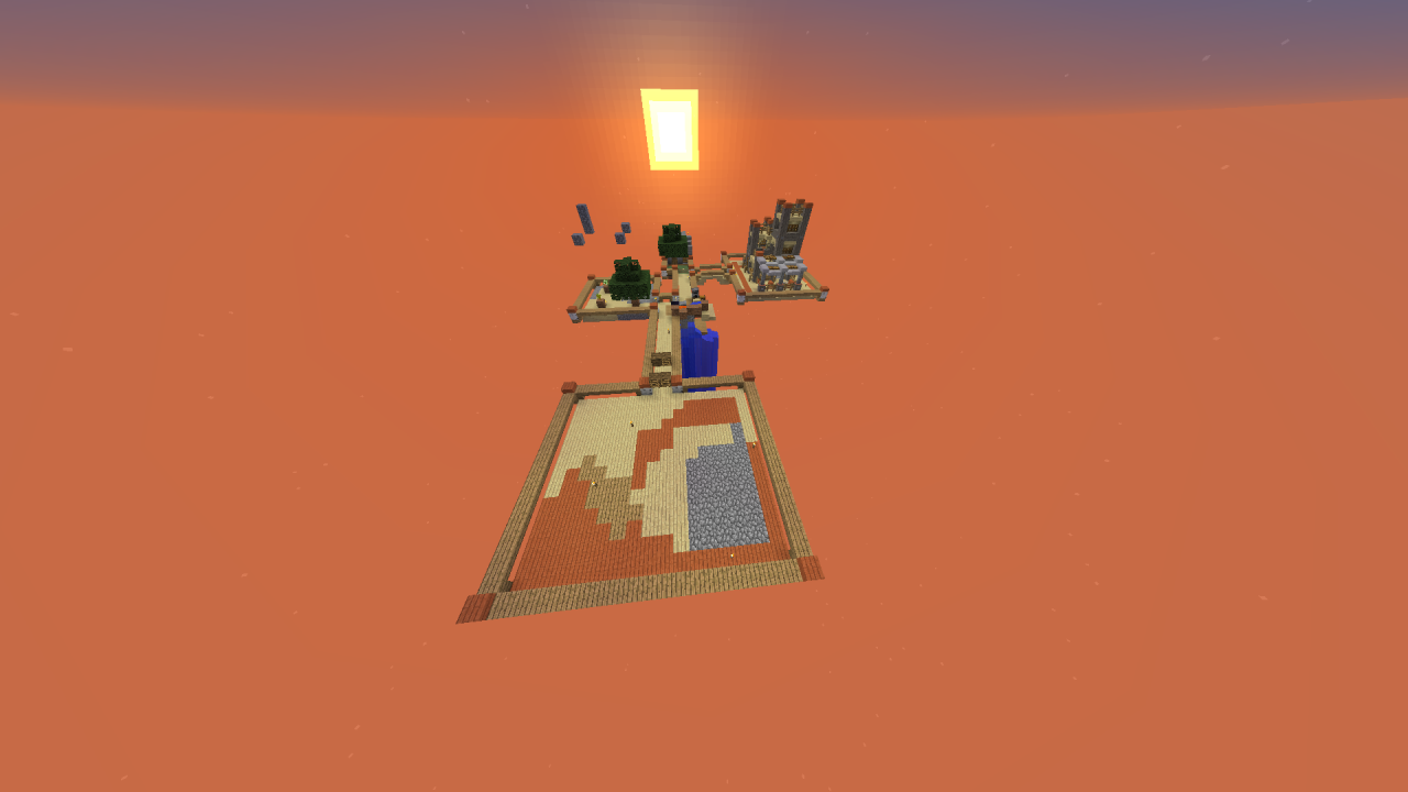 half a block (skyblock) Minecraft Map