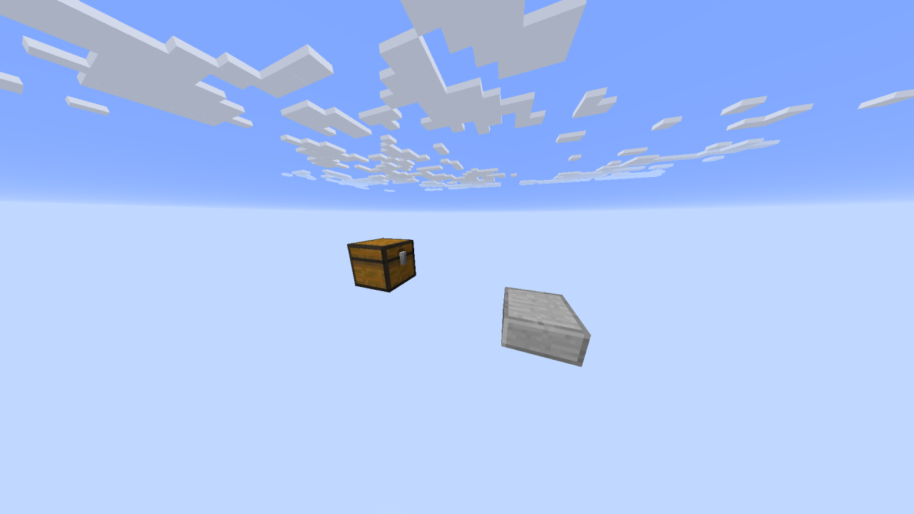 half a block (skyblock) Minecraft Map