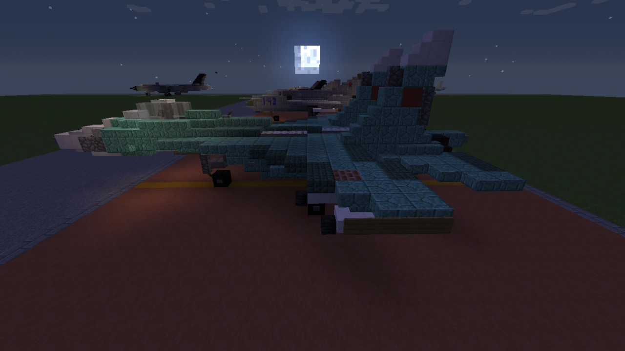 Su-27 "Flanker" Minecraft Map