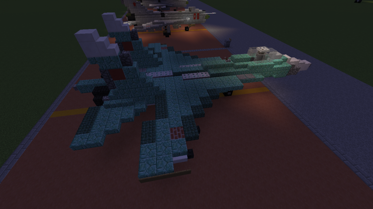 Su-27 "Flanker" Minecraft Map