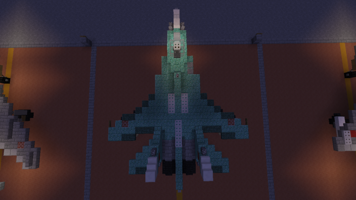 Su-27 "Flanker" Minecraft Map