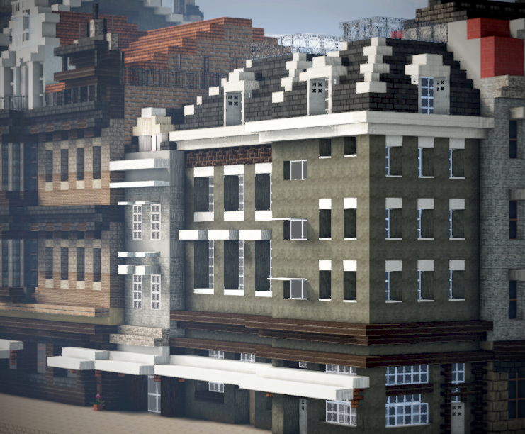 Vlasmarkt Hotel, Rotterdam, Netherlands Minecraft Map