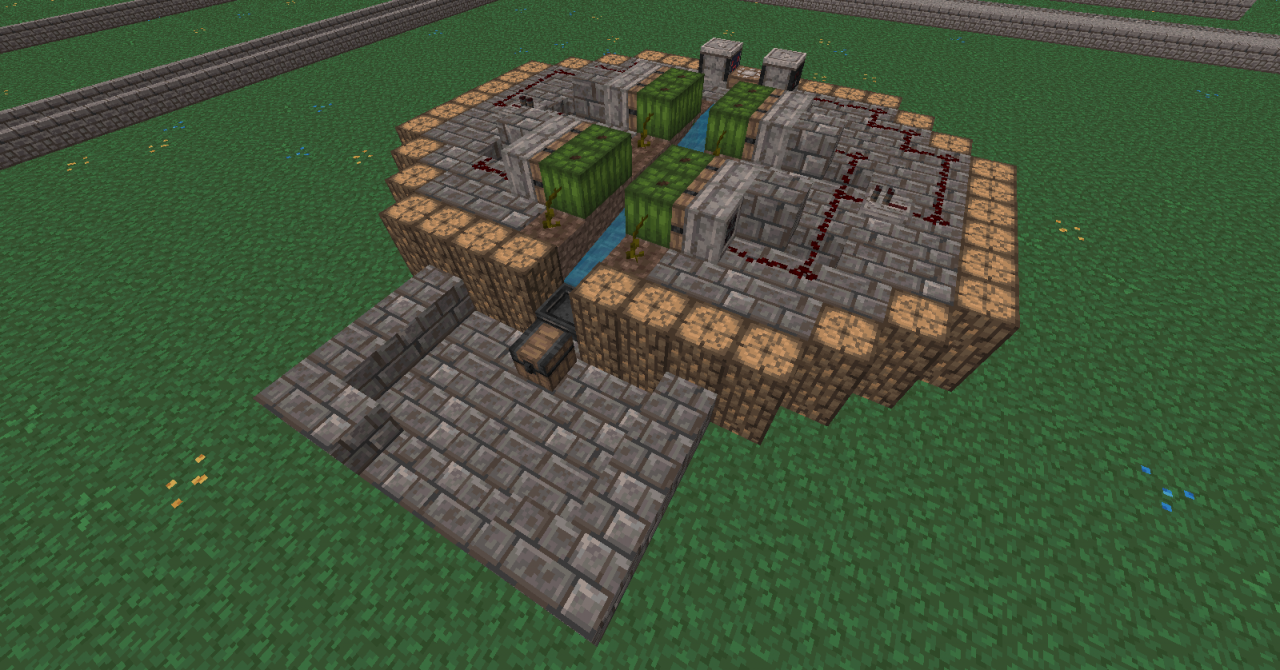 Free to use - Light Sensor Melon Farm (fully automatic) Minecraft Map