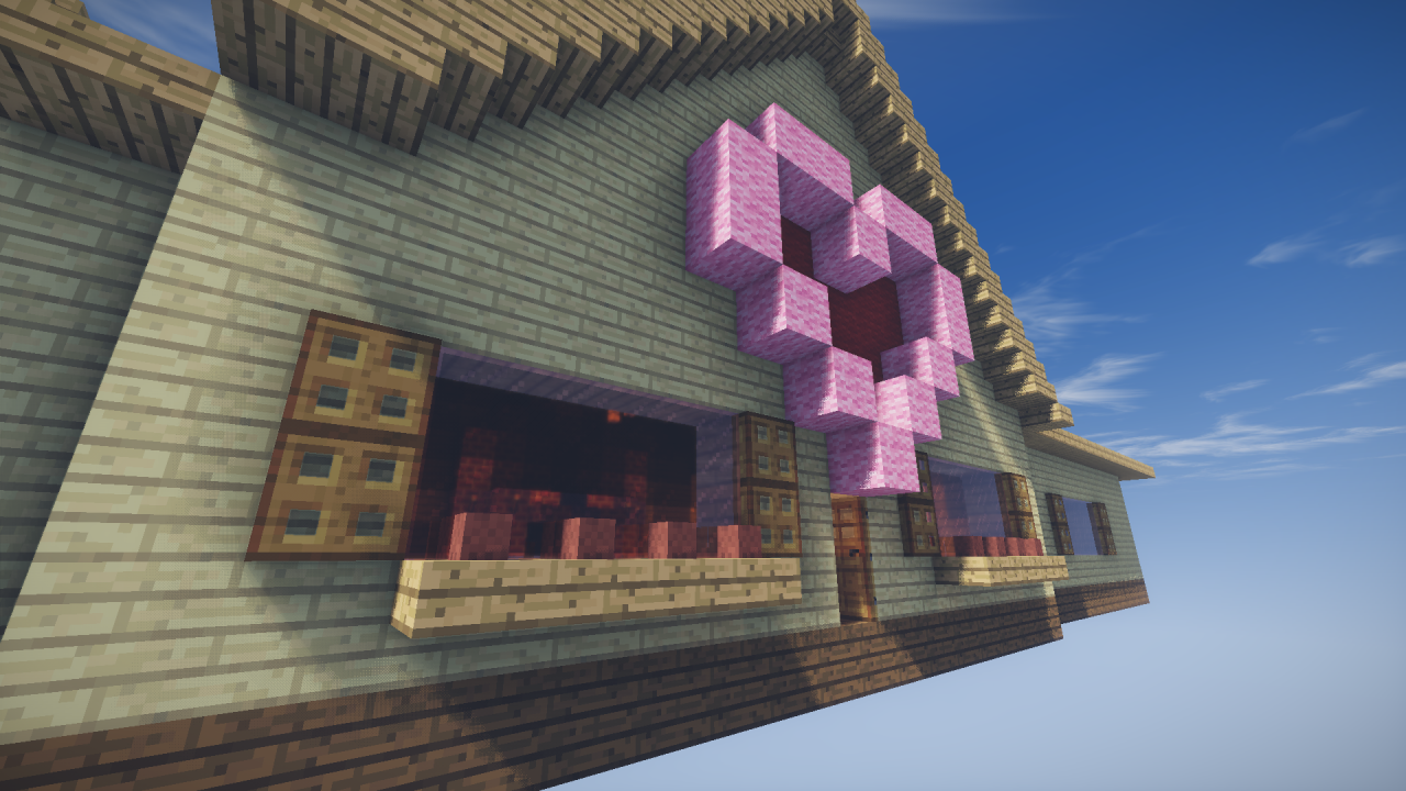 Recreation of Pat and Jen | Popularmmos GamingWithJen House Minecraft Map