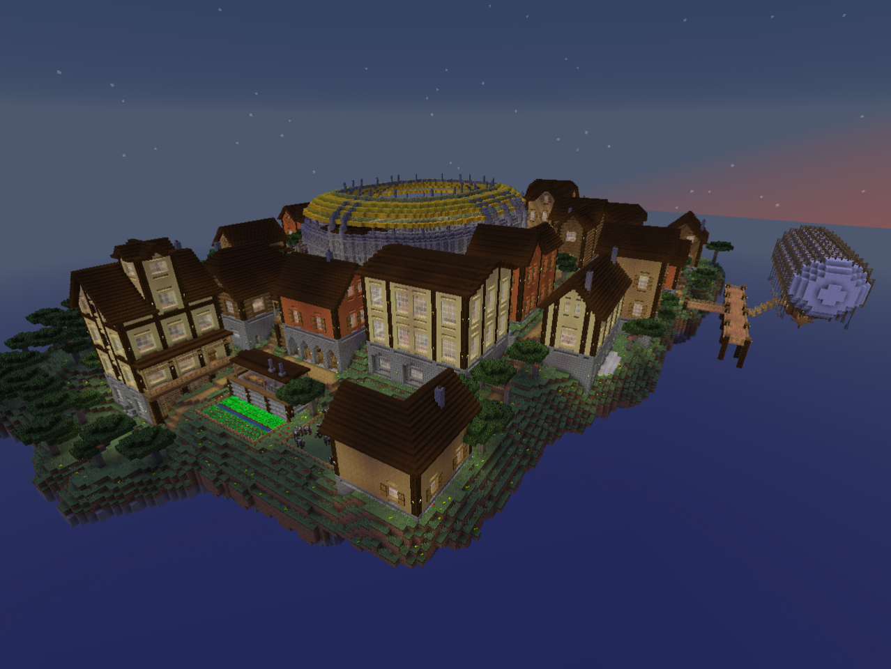 Battle Island - Theme Fighter Battle Arena Minecraft Map