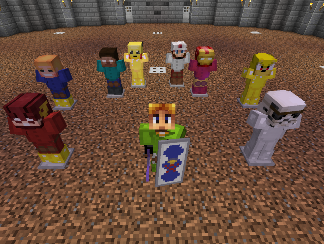 Battle Island - Theme Fighter Battle Arena Minecraft Map