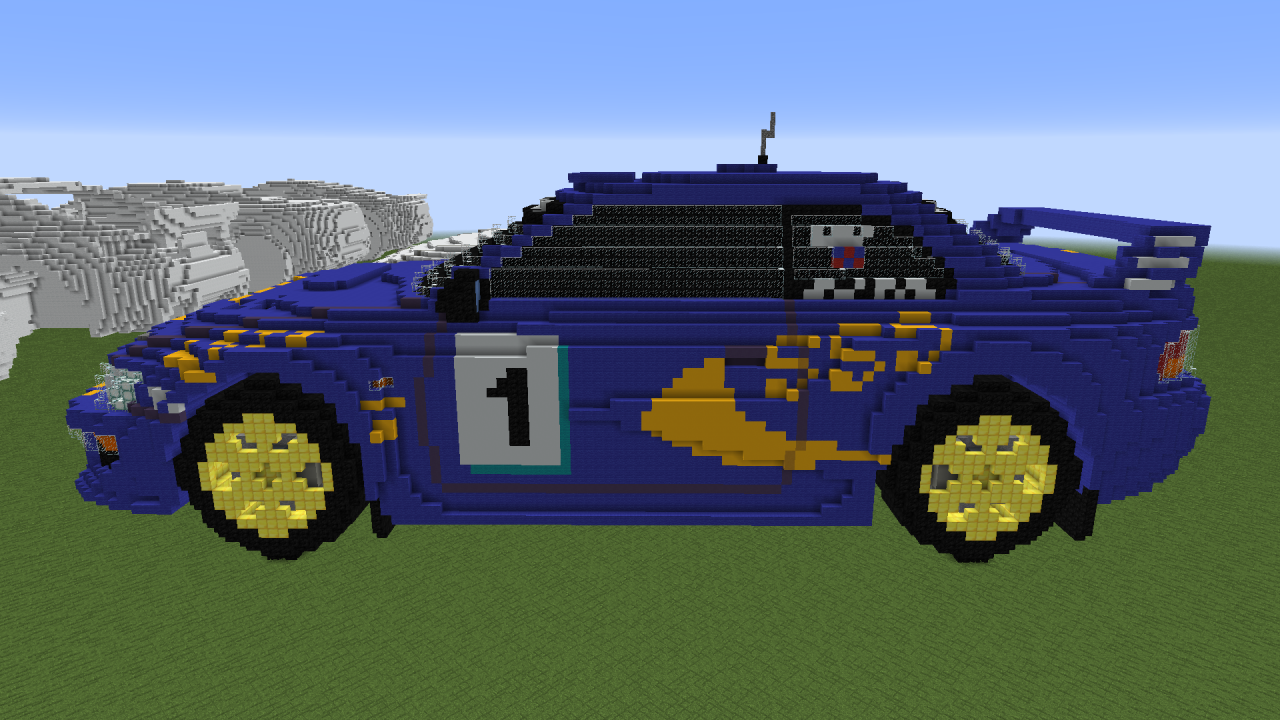 1997 Subaru Impreza WRC Minecraft Map