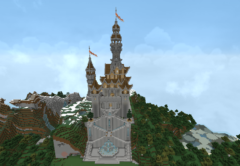 Royal Castle, Temple and Clan Base Minecraft Map