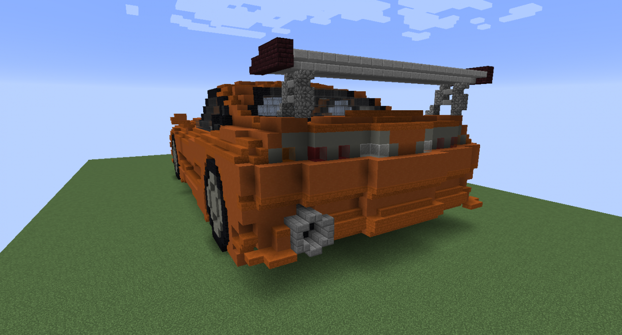 Toyota Supra by mattecraft1 : 2 models Download Minecraft Map