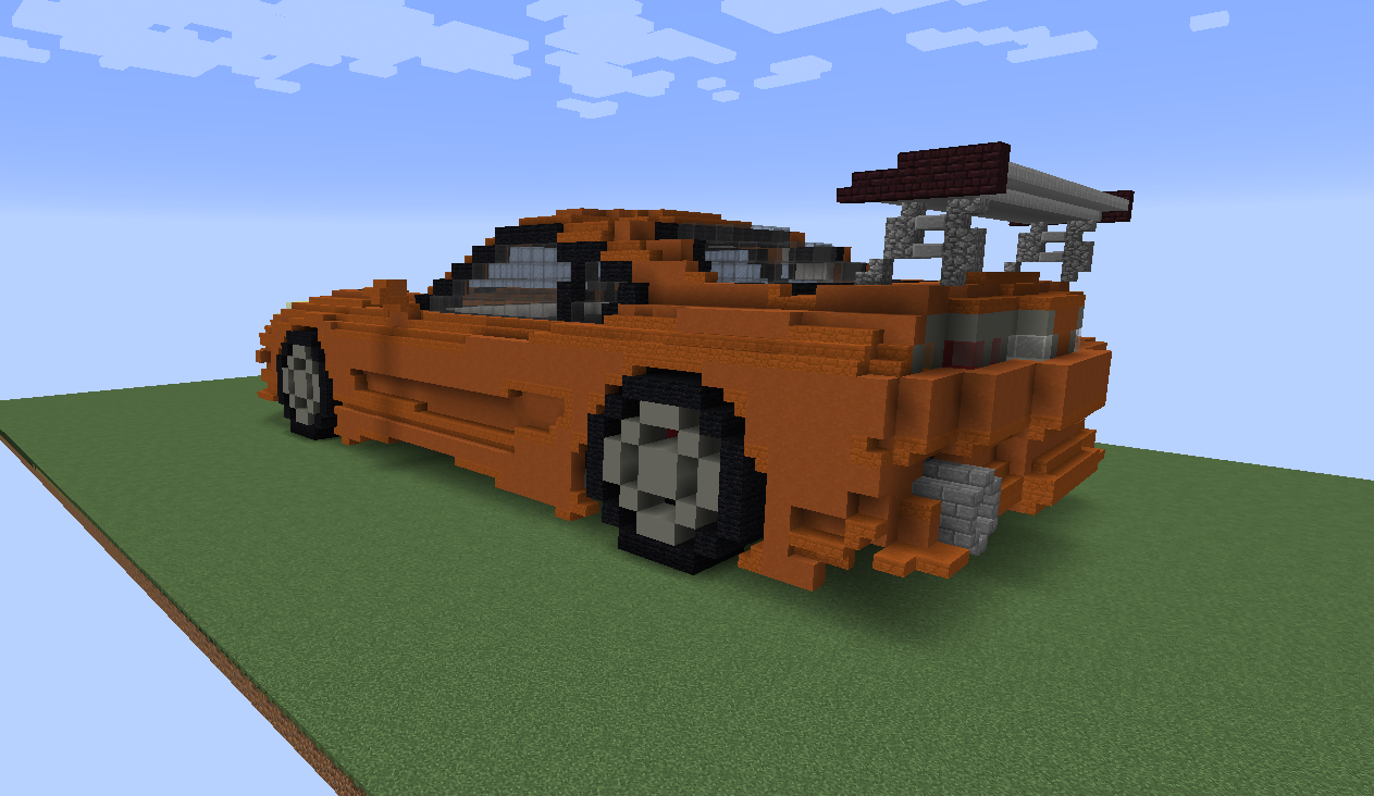 Toyota Supra by mattecraft1 : 2 models Download Minecraft Map