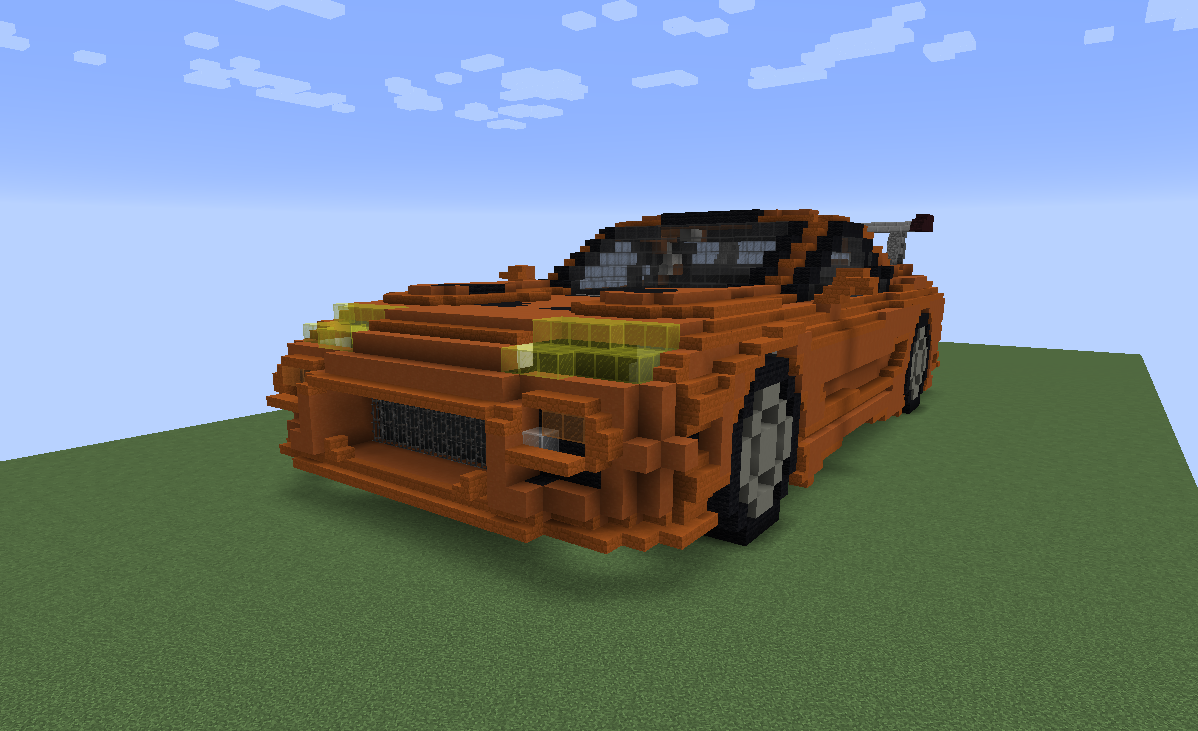 Toyota Supra by mattecraft1 : 2 models Download Minecraft Map