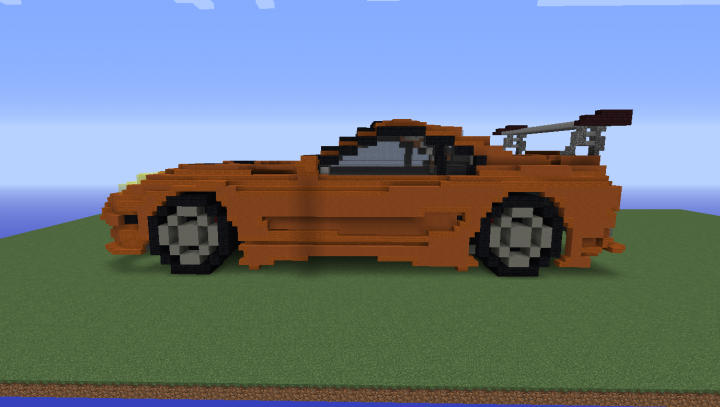 Toyota Supra by mattecraft1 : 2 models Download Minecraft Map
