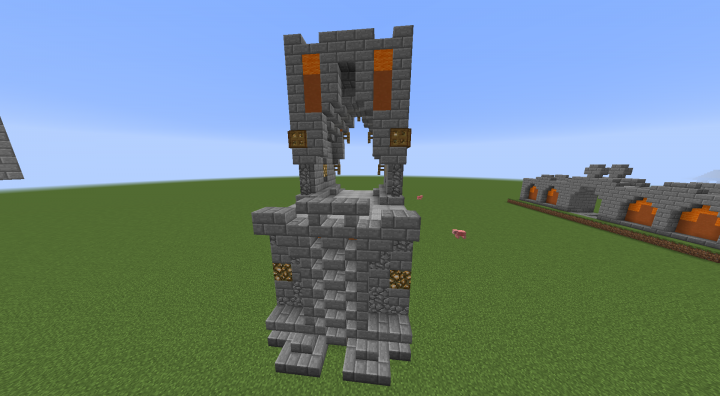 Siliconia Short Tower Wall Minecraft Map