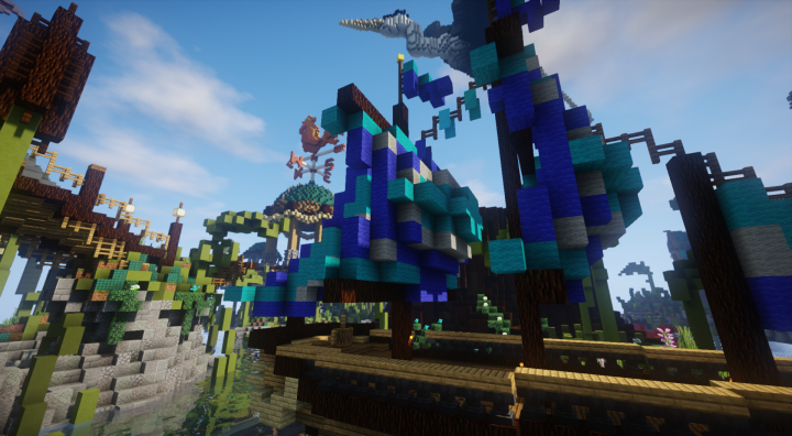 New Secret Lobby » Marshland Village Minecraft Map