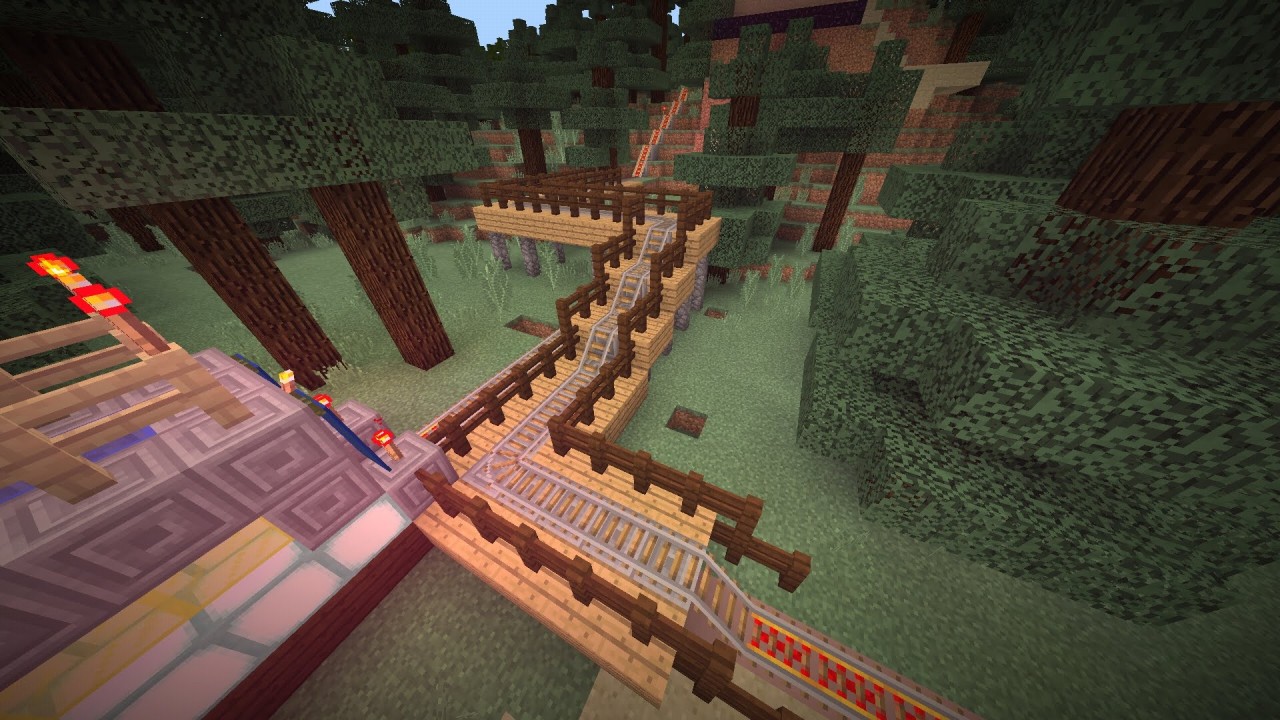 MC train world Pocket edition Minecraft Map