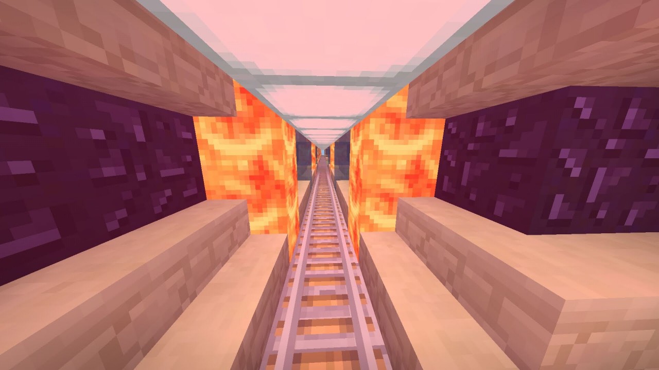 MC train world Pocket edition Minecraft Map