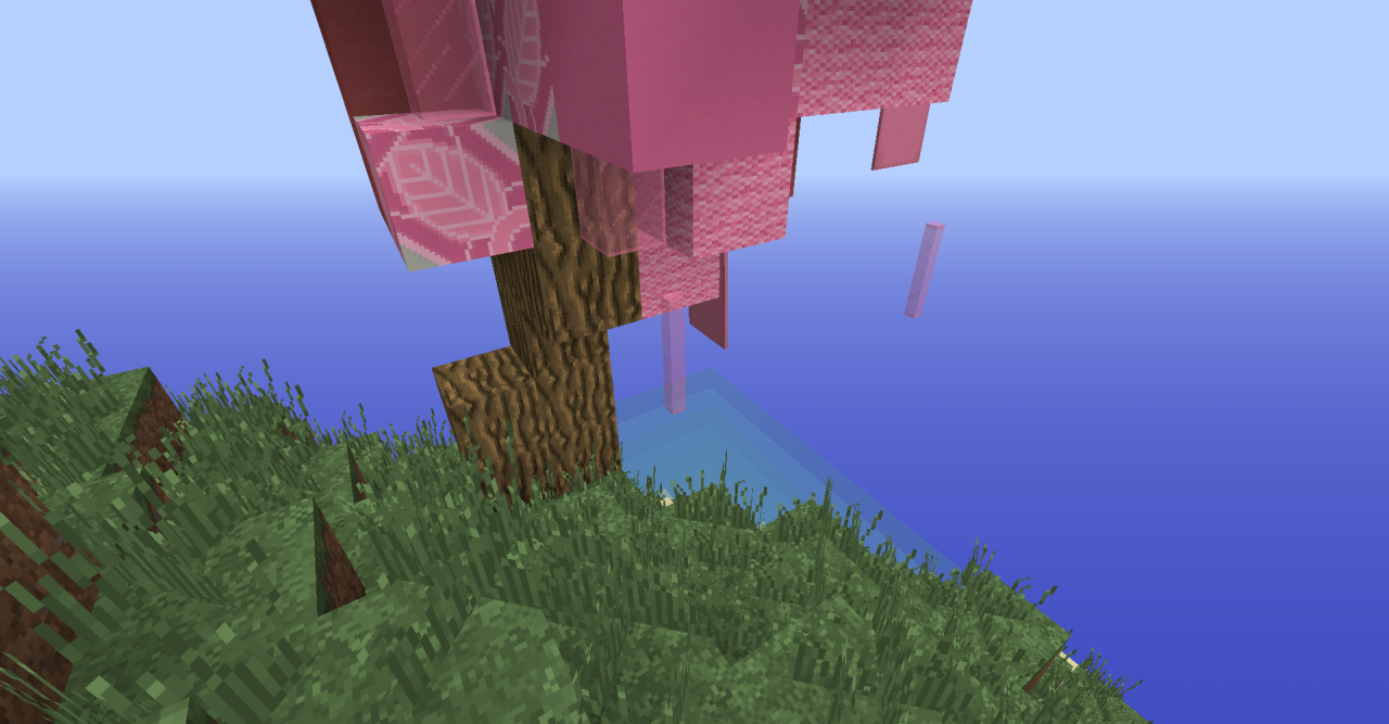 OneChunkBuilds: Cherry Blossom Minecraft Map