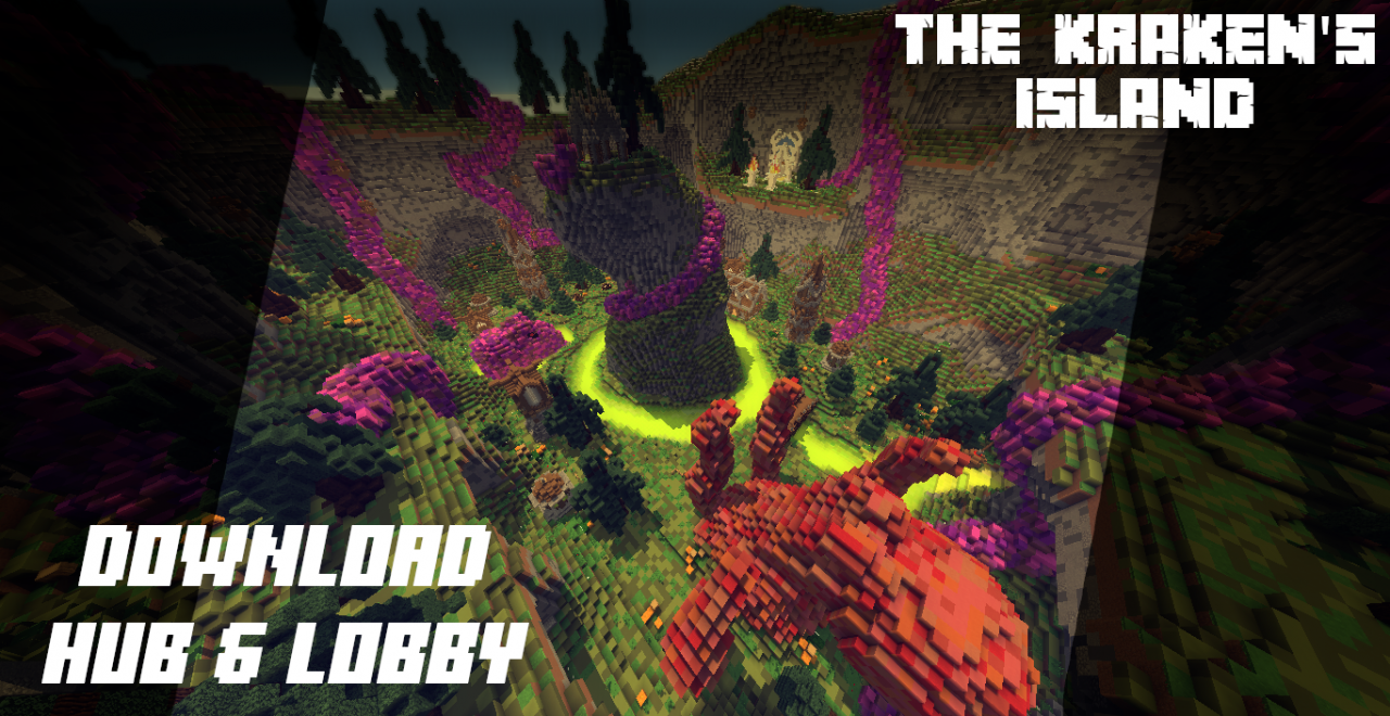 Spawn/Lobby/Hub - The Kraken's Island Build Minecraft Map