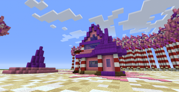 Princess Bubblegum's Candy Cottage Minecraft Map