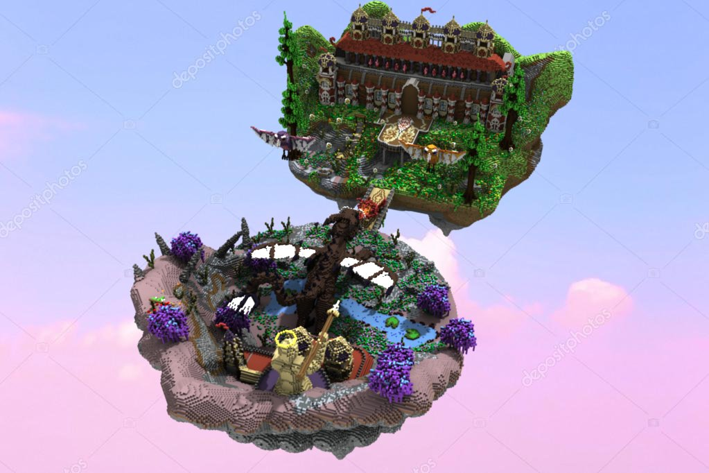 Lobby Fantasy Minecraft Map