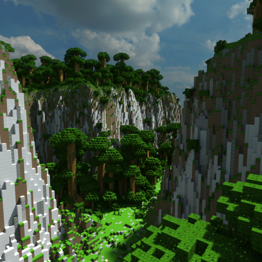Pretty jungle 1000x1000 custom terrain Minecraft Map