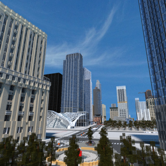 New York City in Minecraft | Blueprint Minecraft Map