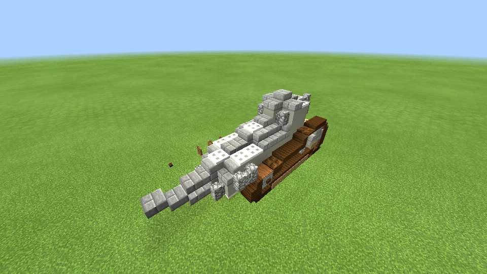 (Ww1) French Renault FT 17 light tank Minecraft Map