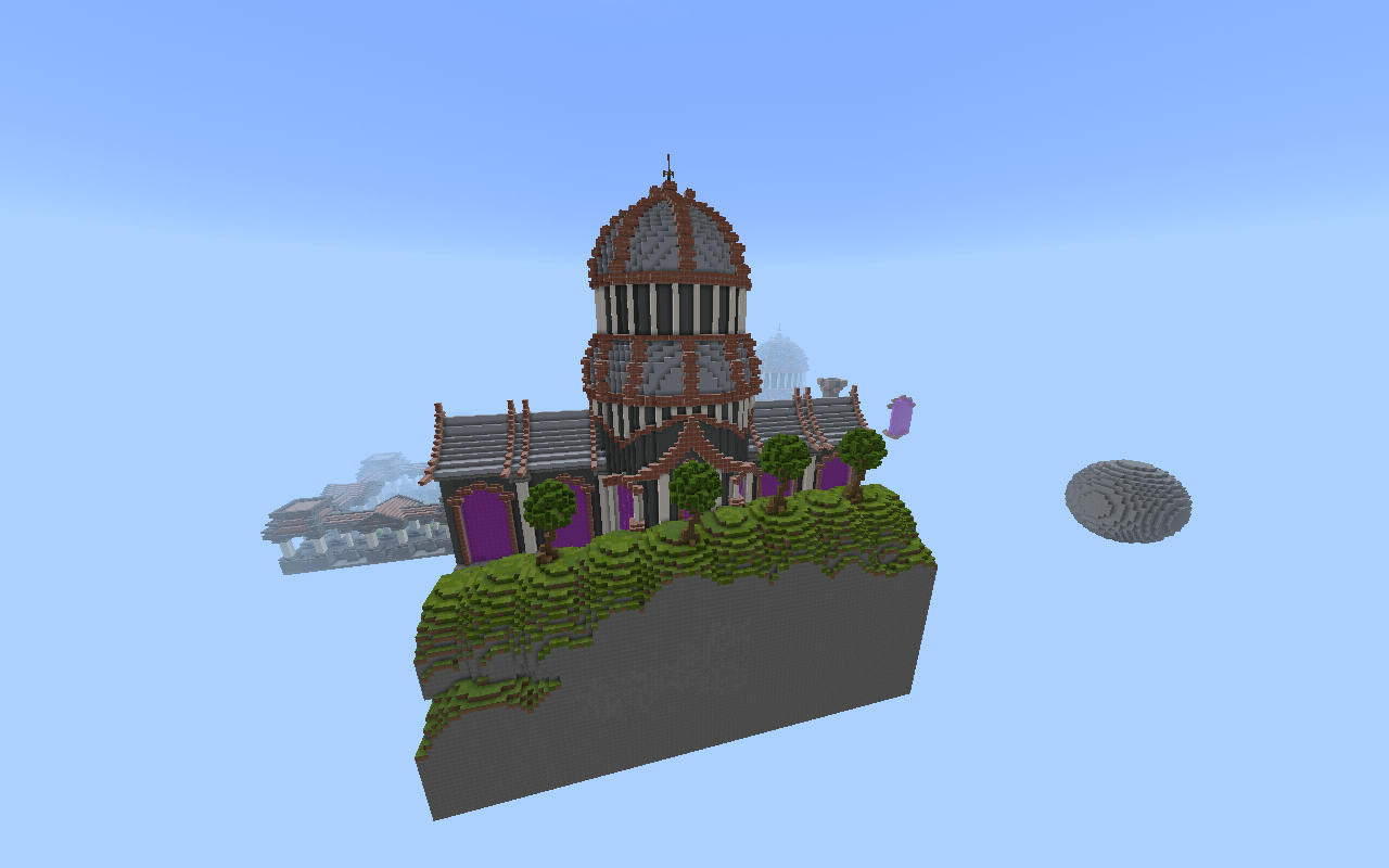 101×101 fantasy creative spawn Minecraft Map