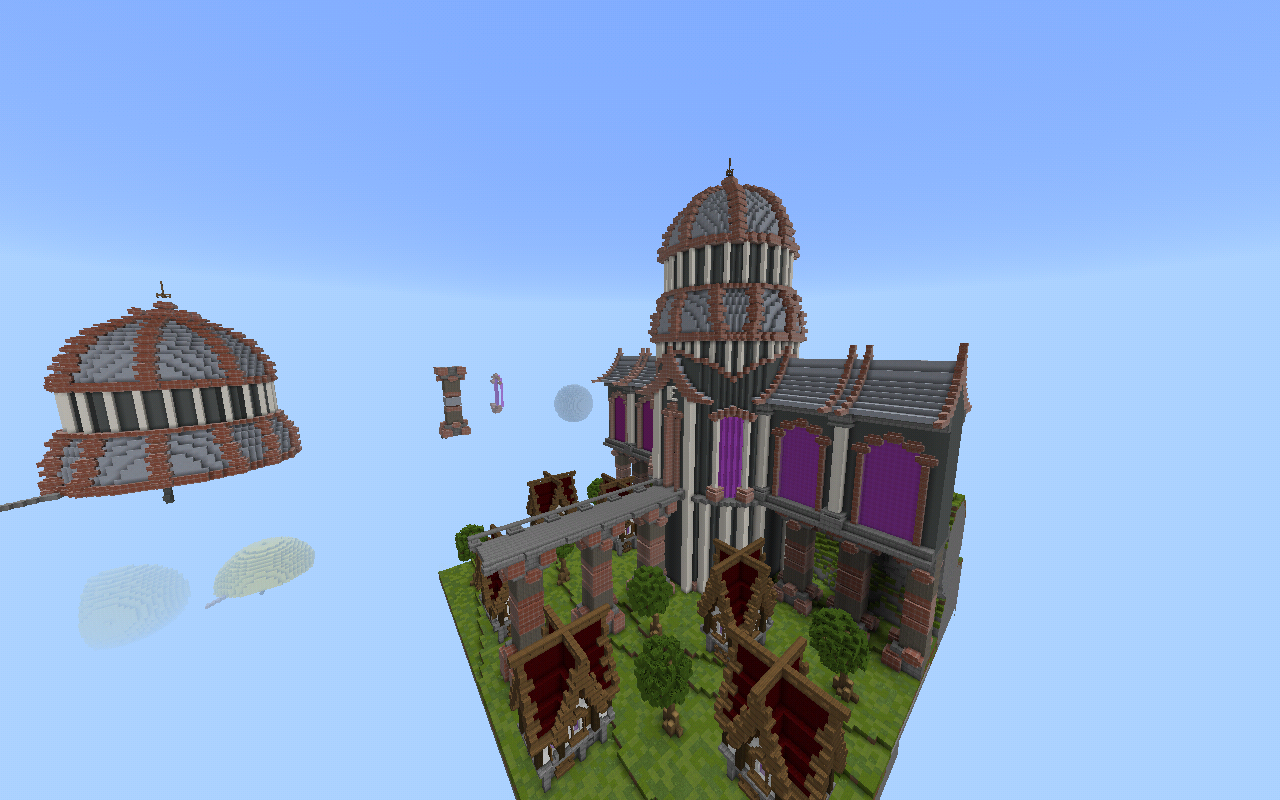 101×101 fantasy creative spawn Minecraft Map