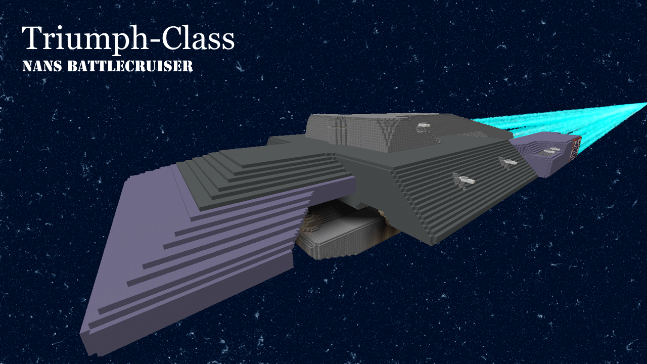 Triumph-Class N.A.N. Battlecruiser Minecraft Map