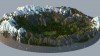 1K-Diameter mountain 'arena' Minecraft Map