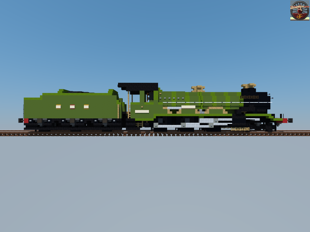 3:1 GWR 4073 and 6000 Class Steam Locomotives Minecraft Map