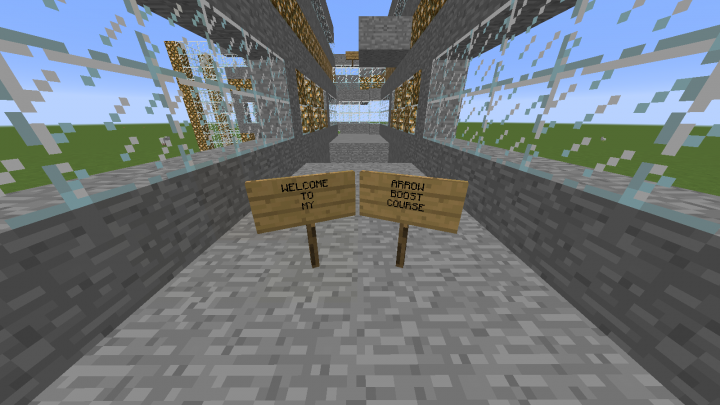 Arrow boosting Minecraft Map
