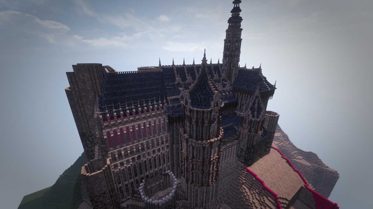 Elven City medieval castles Minecraft Map