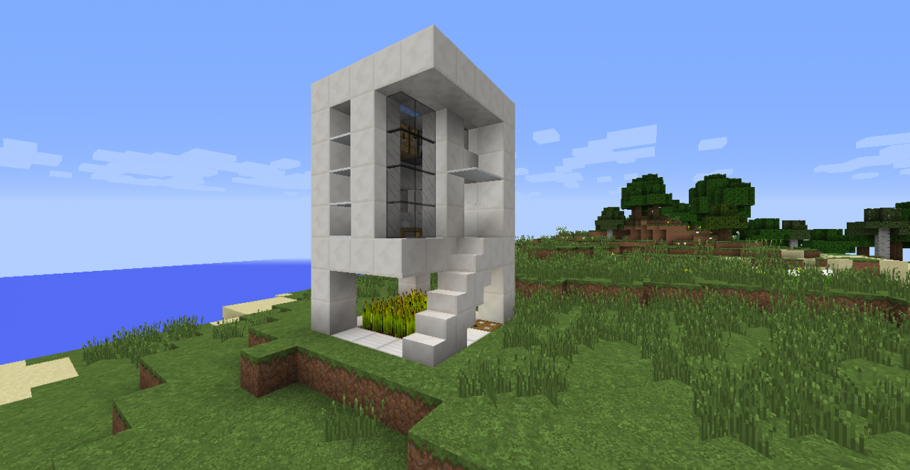 mini modern house Minecraft Map