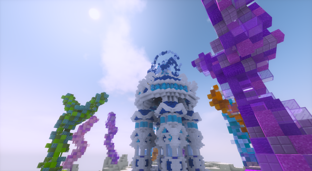 Temple in the Ocean Minecraft Map