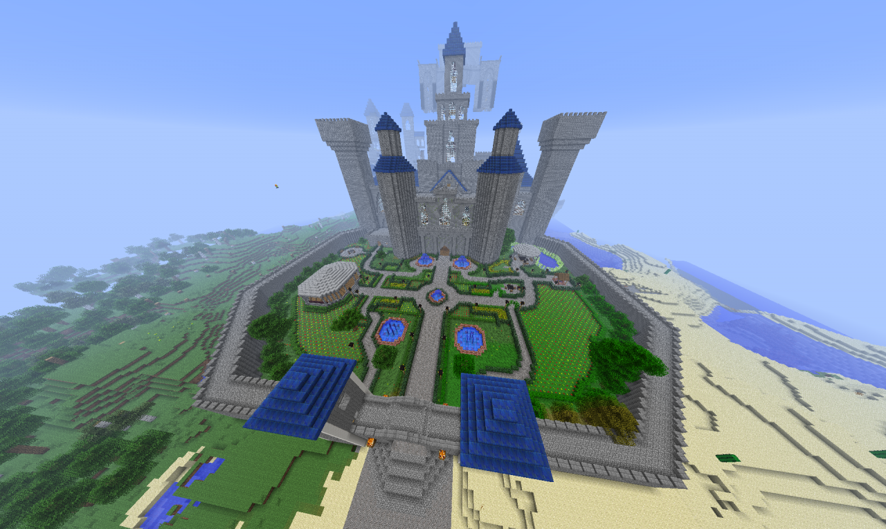 A very big castle Minecraft Map