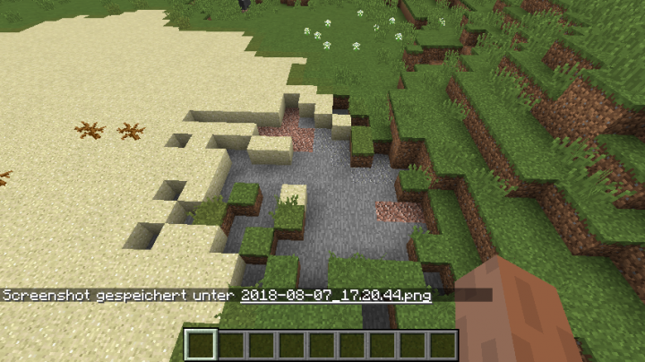 Old minecraft terrain error in minecraft 1.9.4?!