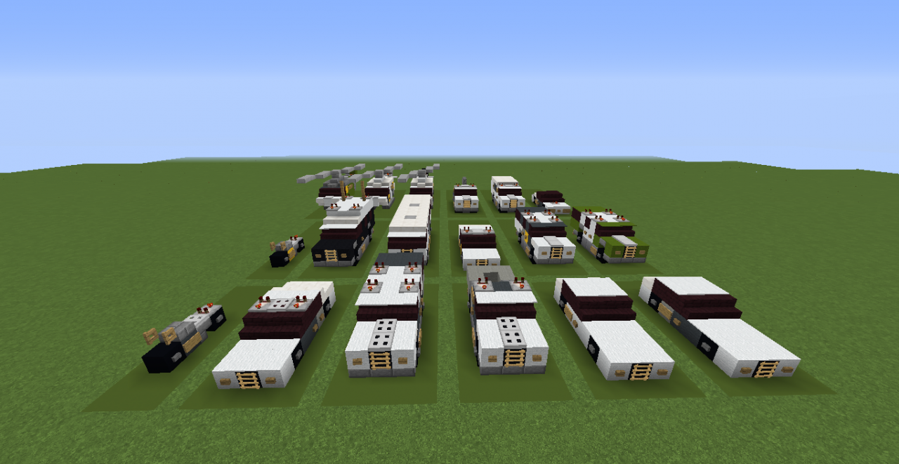 Law Enforcement Vehicle Pack // 18 police vehicles Update Minecraft Map