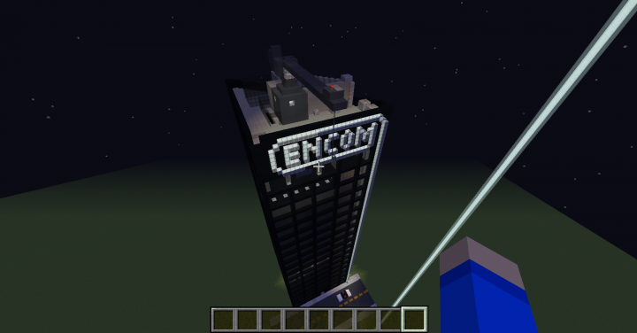 Tron Legacy's Encom Tower Minecraft Map