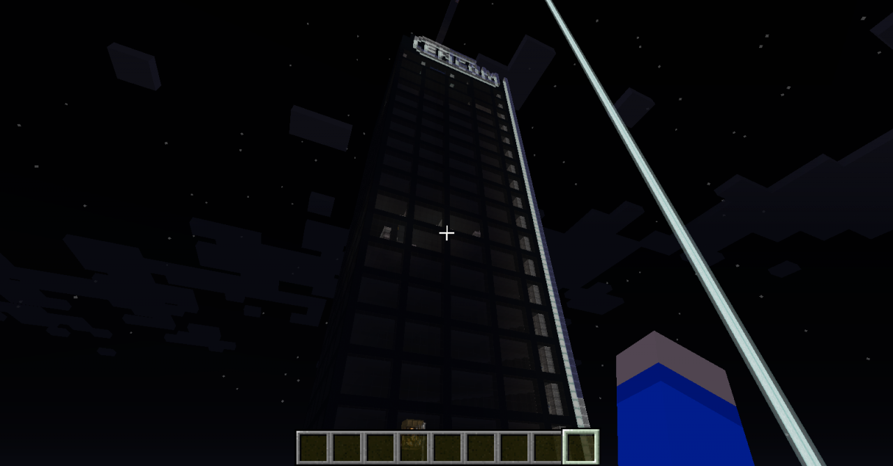 Tron Legacy's Encom Tower Minecraft Map